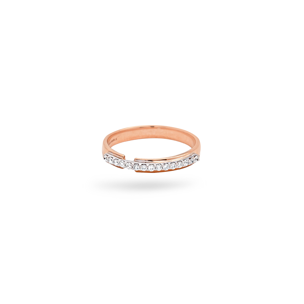Buy Chic Gold and Diamond Eternity Ring at Best Price | Tanishq US