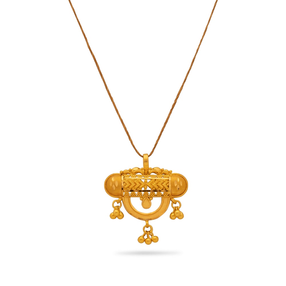 Buy Eternal Charm Gold Traditional Pendant at Best Price | Tanishq US