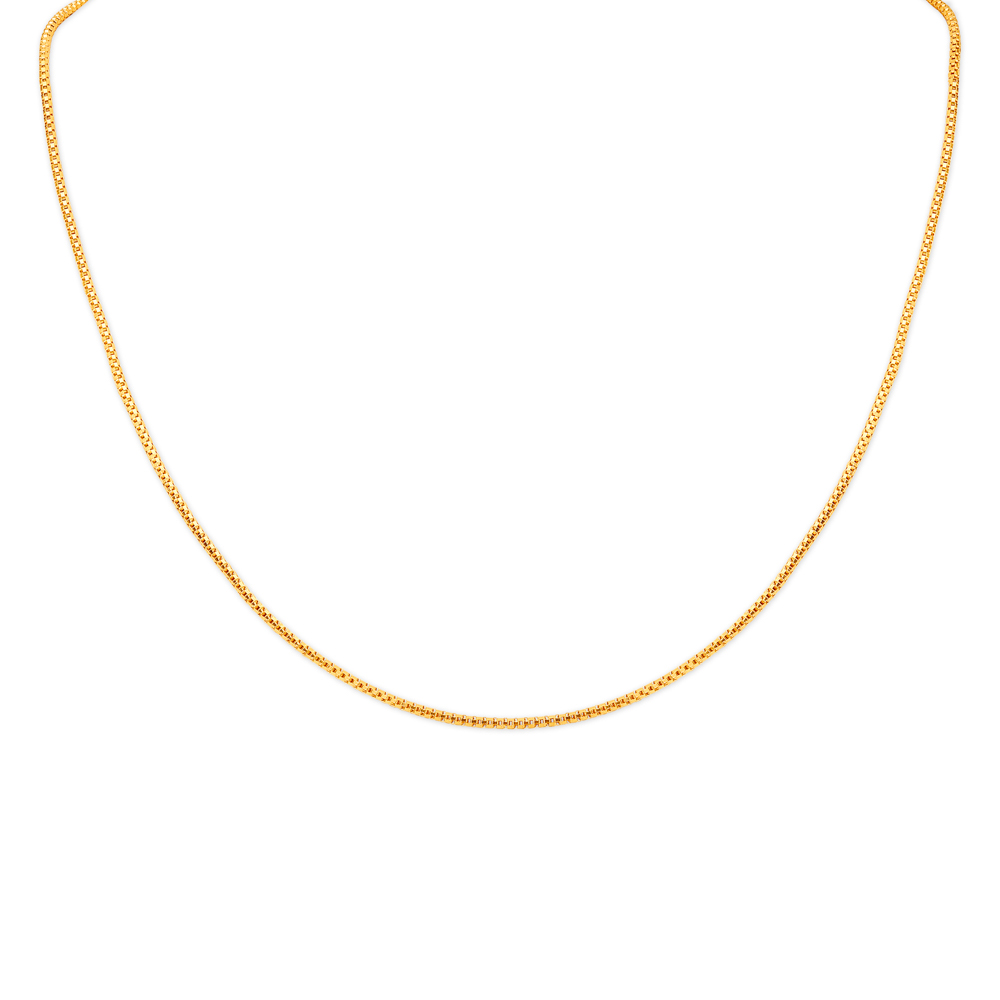 Buy Gold Foxtail Chain for Kids at Best Price | Tanishq US