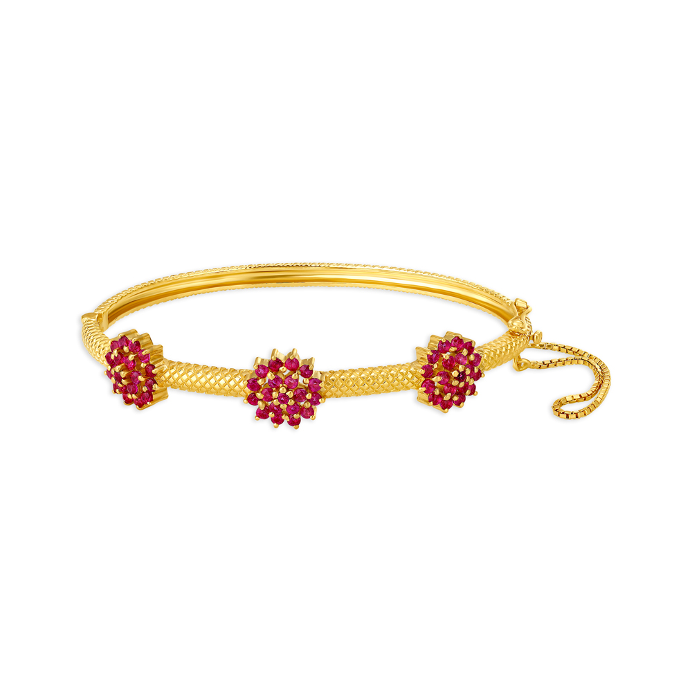 Buy Iya Ruby Bangle at Best Price | Tanishq US