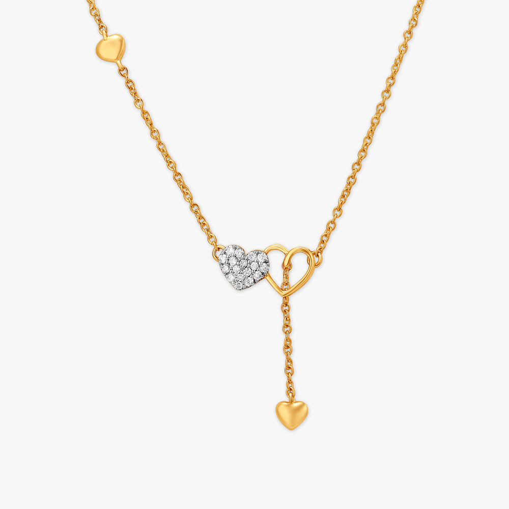 Buy Family Hearts Pendant with Chain for Kids at Best Price | Tanishq US