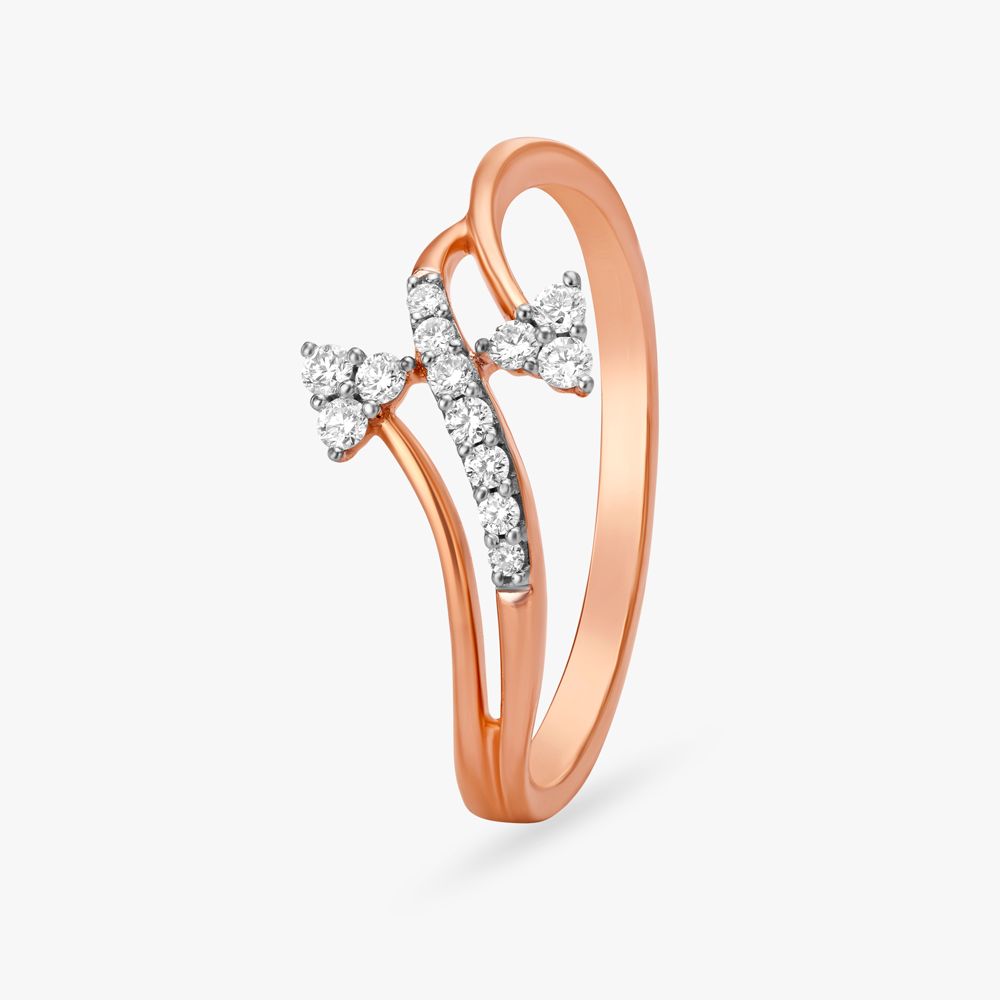 Buy Dainty Triangles Diamond Ring at Best Price | Tanishq US