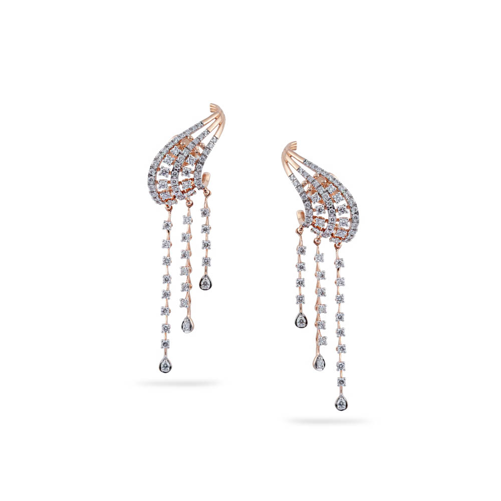 Buy Waterfall Dream Drop Earrings at Best Price | Tanishq US