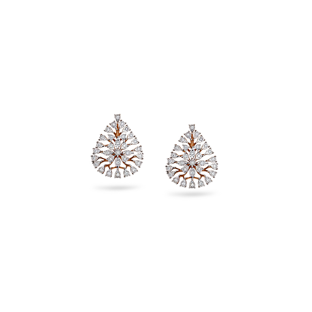 Buy Diamond Dewdrop Stud Earrings at Best Price | Tanishq US