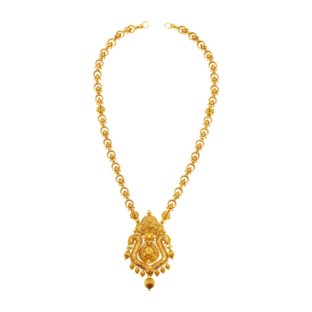 Buy Splendid Traditional Gold Haaram at Best Price | Tanishq US