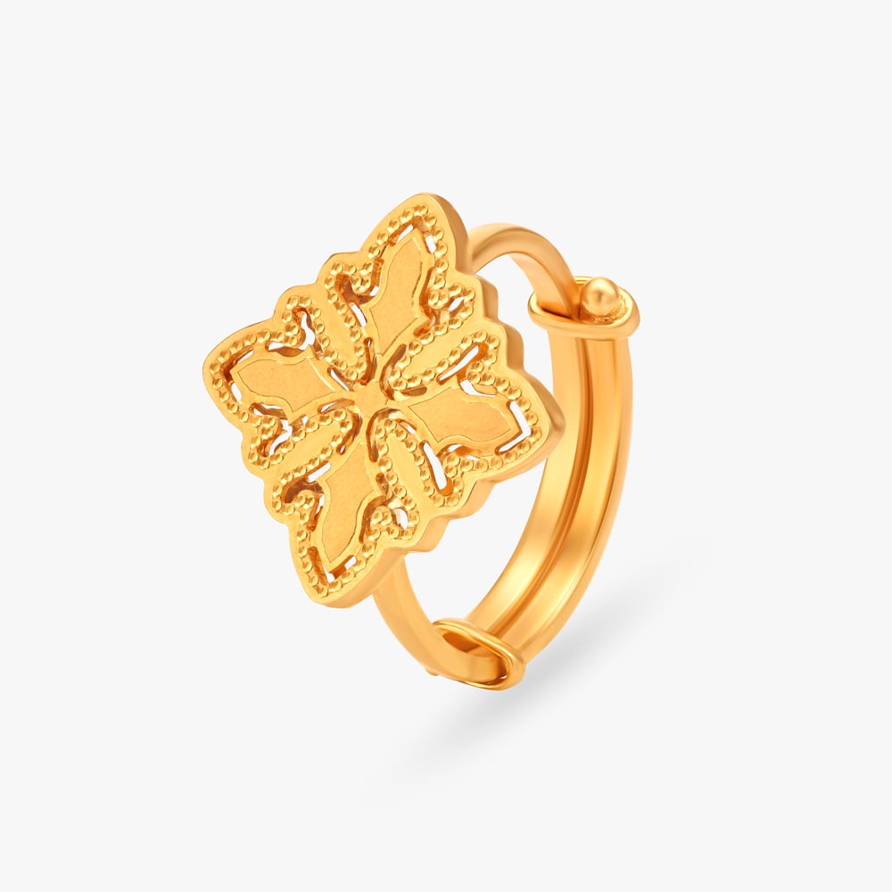 Buy Edgy Geometric Ring at Best Price | Tanishq US
