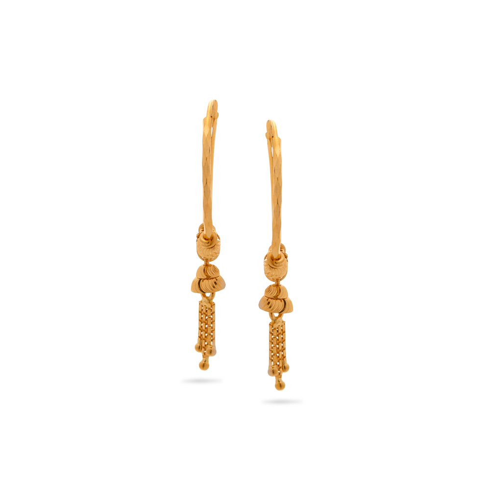 Buy Radiant Bell Cascade Hoops at Best Price | Tanishq US