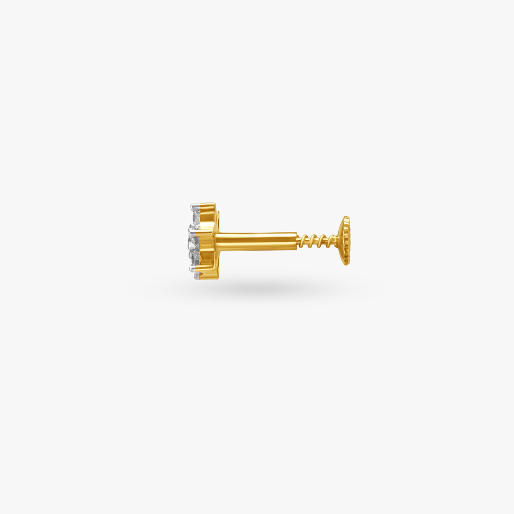 Buy Dainty Sparkling Nose Pin at Best Price | Tanishq US