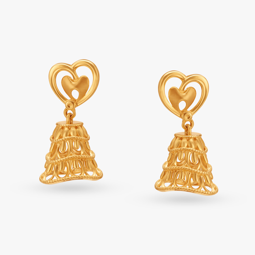 Buy Enchanted Bell Drop Earrings at Best Price | Tanishq US