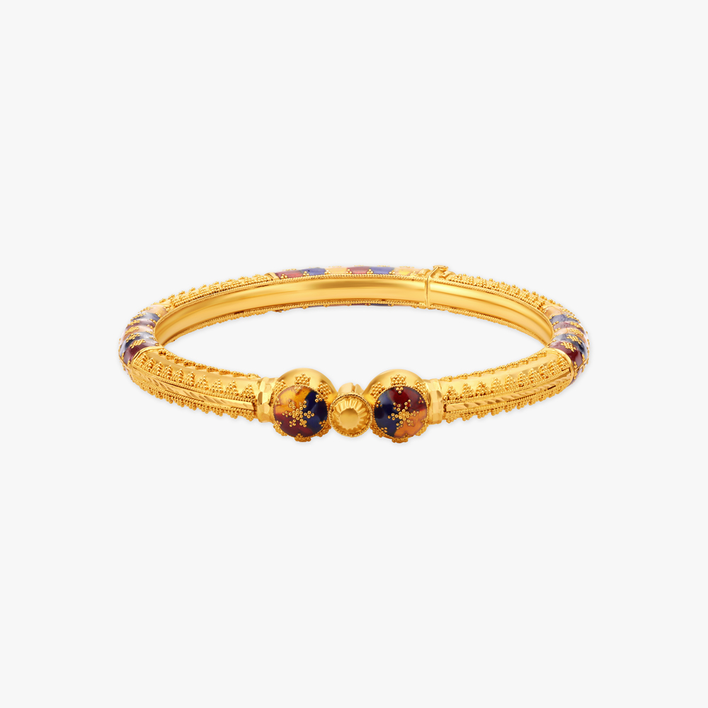 Buy Ethnic Elegance Beaded Bangle at Best Price | Tanishq US