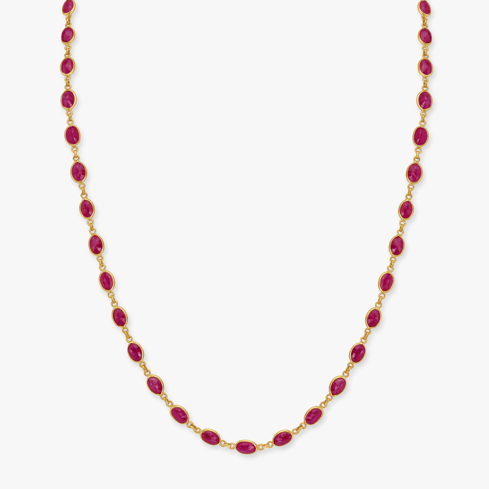Buy Radiant Ruby Trails Chain at Best Price | Tanishq US