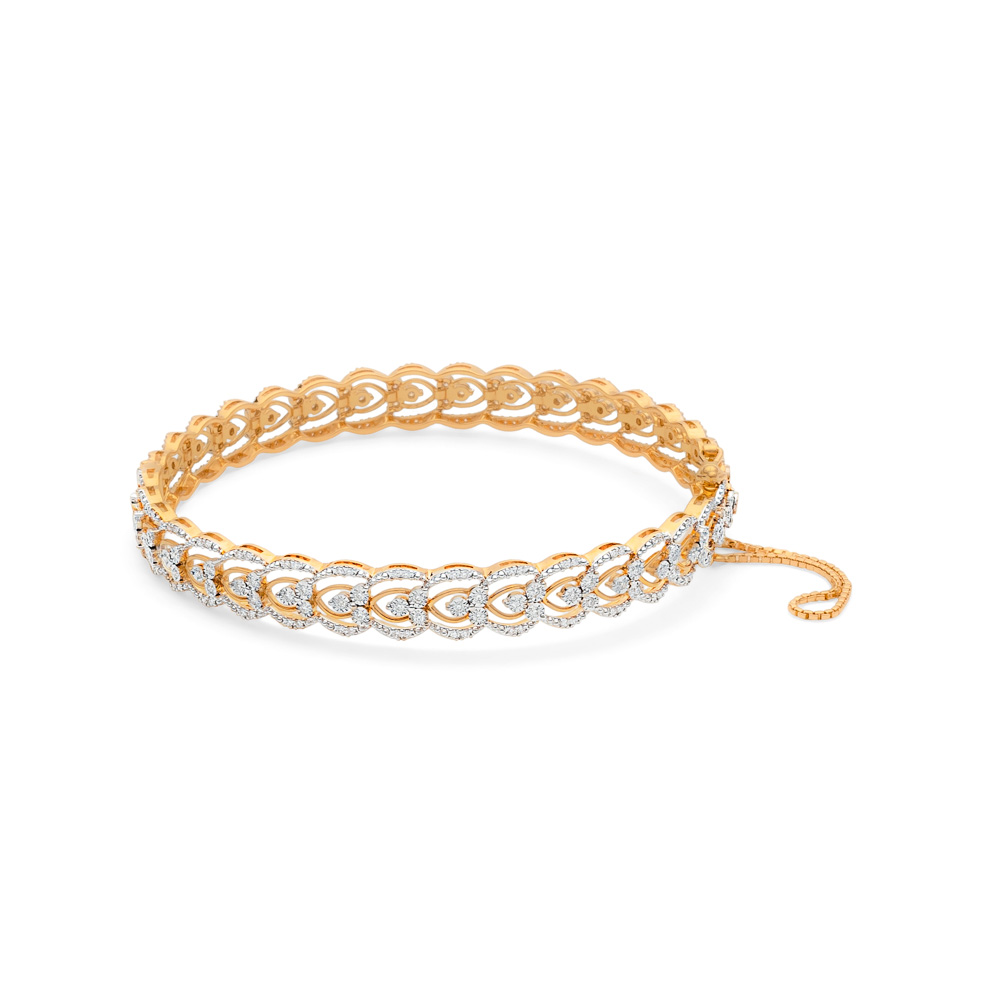 Buy Diamond Wrapped Gold Band at Best Price | Tanishq US